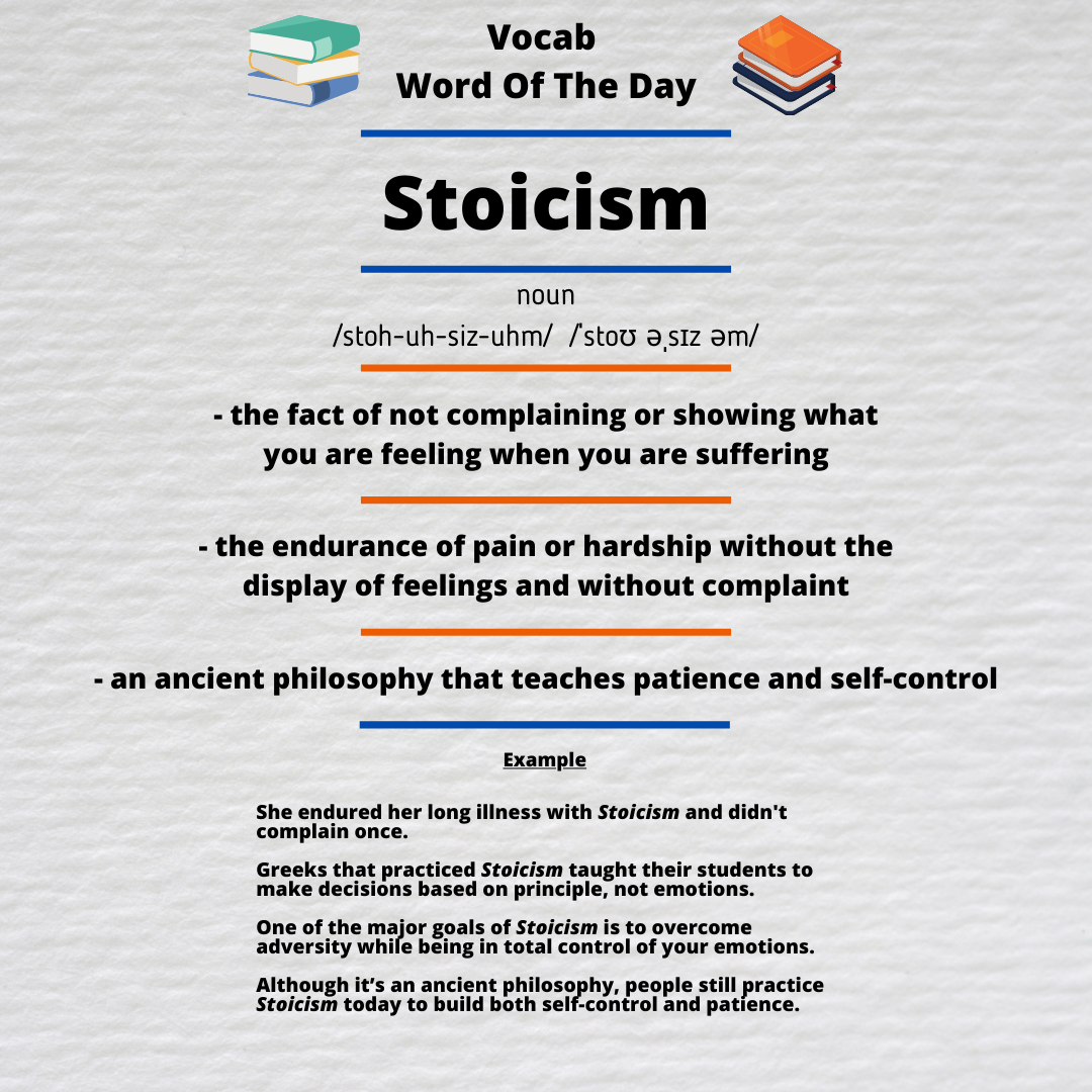 The Meaning of Stoic in English - Estocero